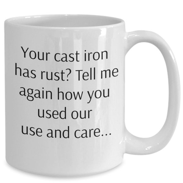 Cast Iron Coffee Mug - Etsy