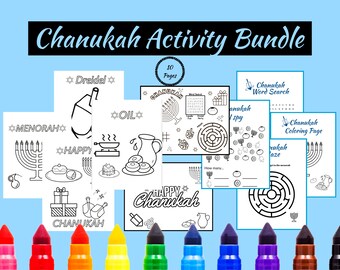 Hanukkah Activity Bundle - Etsy
