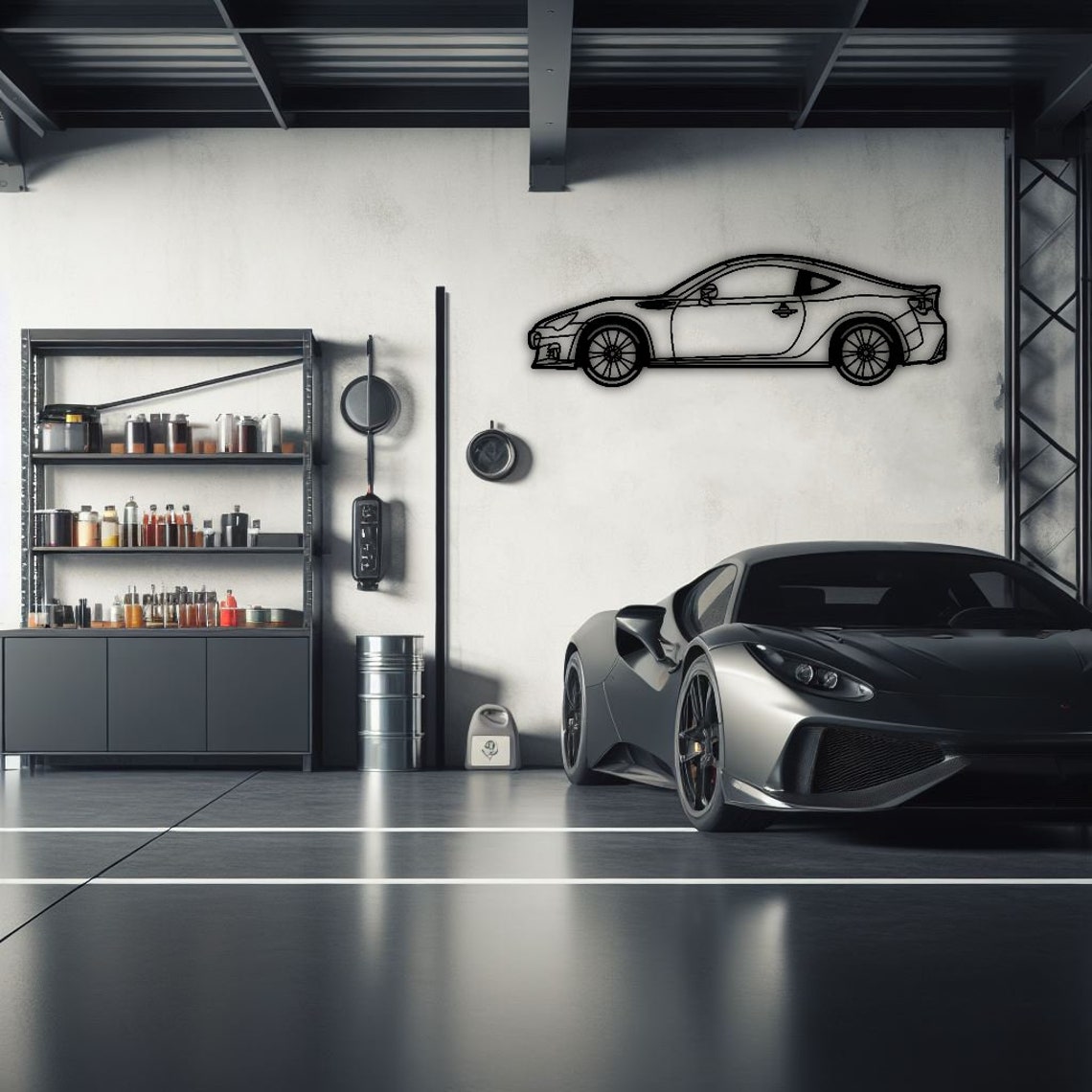 Subaru BRZ Metal Wall Art | Automotive Signs | Car Gifts for Him | Car ...
