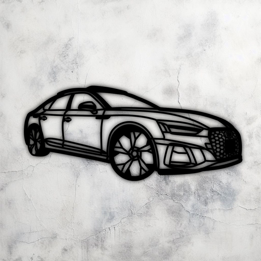 Audi S4 Metal Wall Art | Automotive Signs | Car Gifts for Him | Car ...