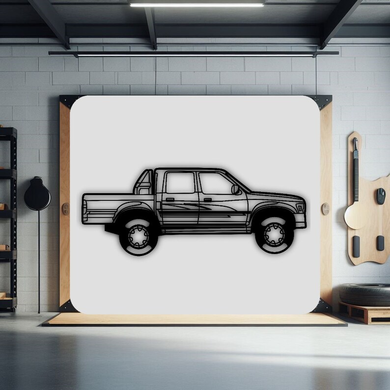 Toyota Hilux Garage Wall Decor | Automotive Accessories | Automobile ...