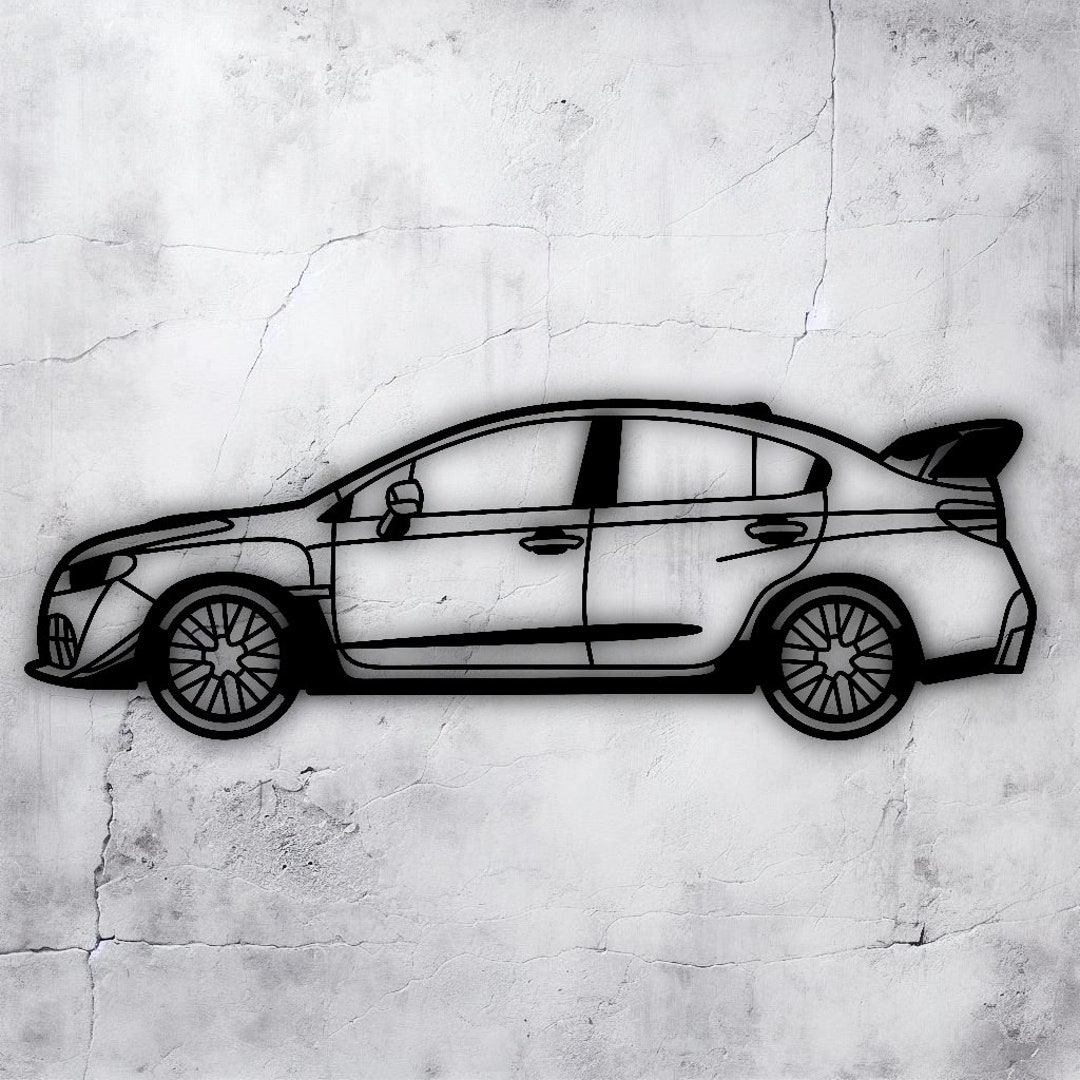 Subaru WRX Garage Wall Decor | Automotive Accessories | Automobile ...