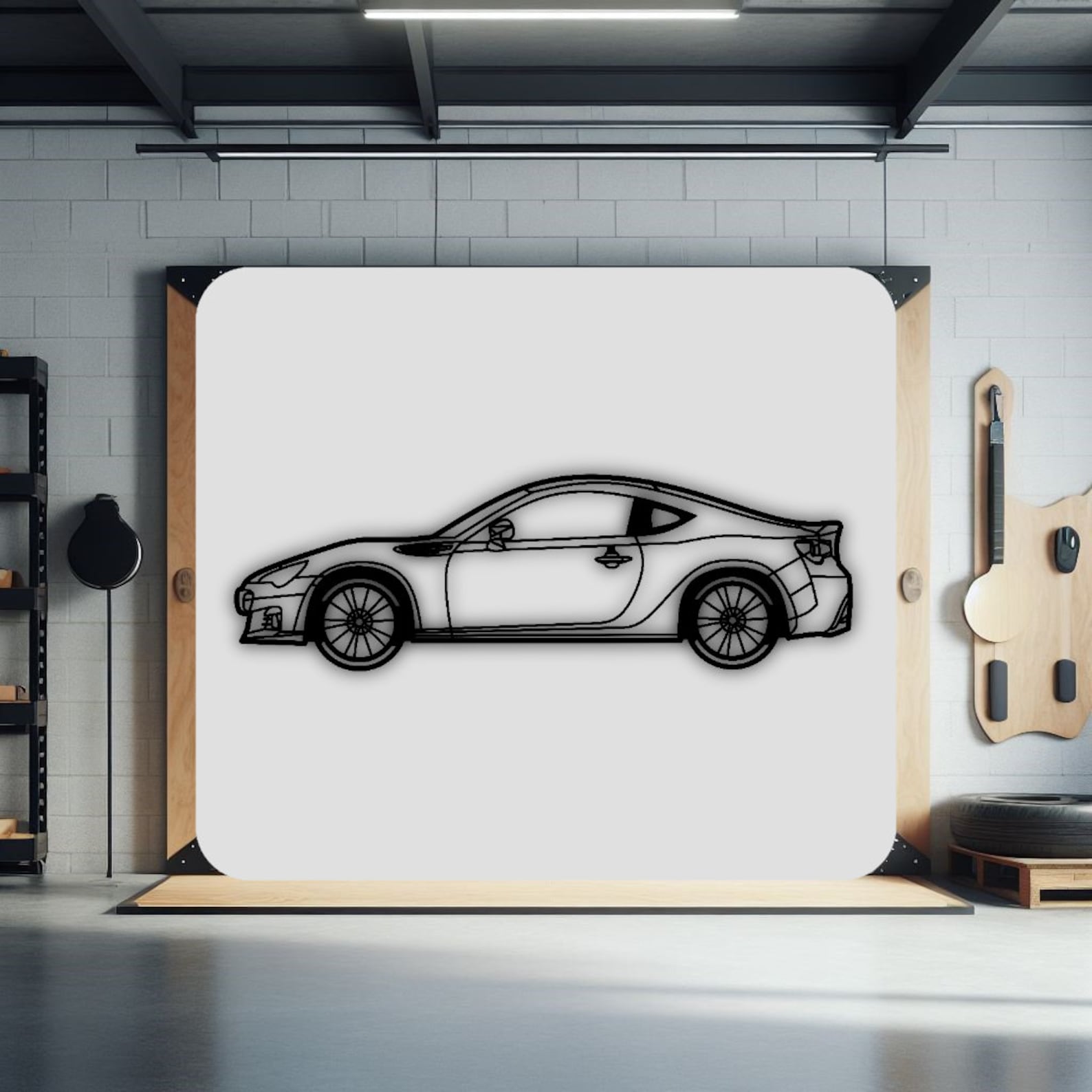 Subaru BRZ Metal Wall Art | Automotive Signs | Car Gifts for Him | Car ...