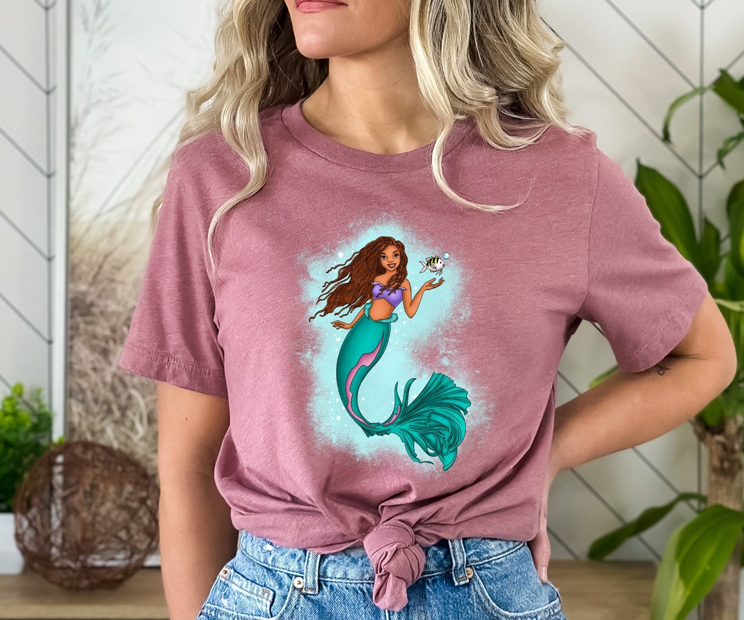 Princess Arial Shirt, Little Mermaid,black Girl Magic Shirt, Black ...