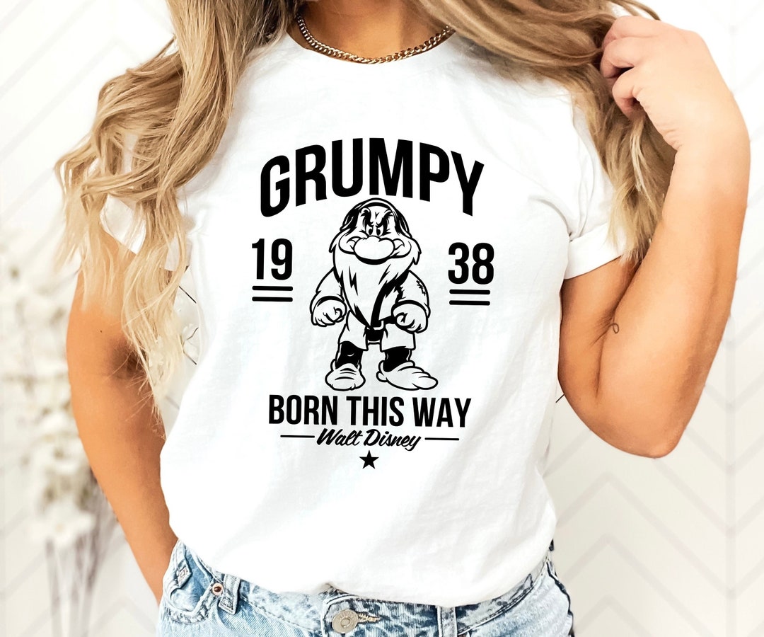 Vintage Grumpy Shirt, Grumpy 1938 Shirt, Seven Dwarfs Shirt, Disney ...