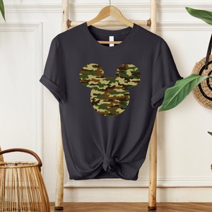 Minnie and Mickey Army Camouflaged Shirts, Disney Couple Shirts ...