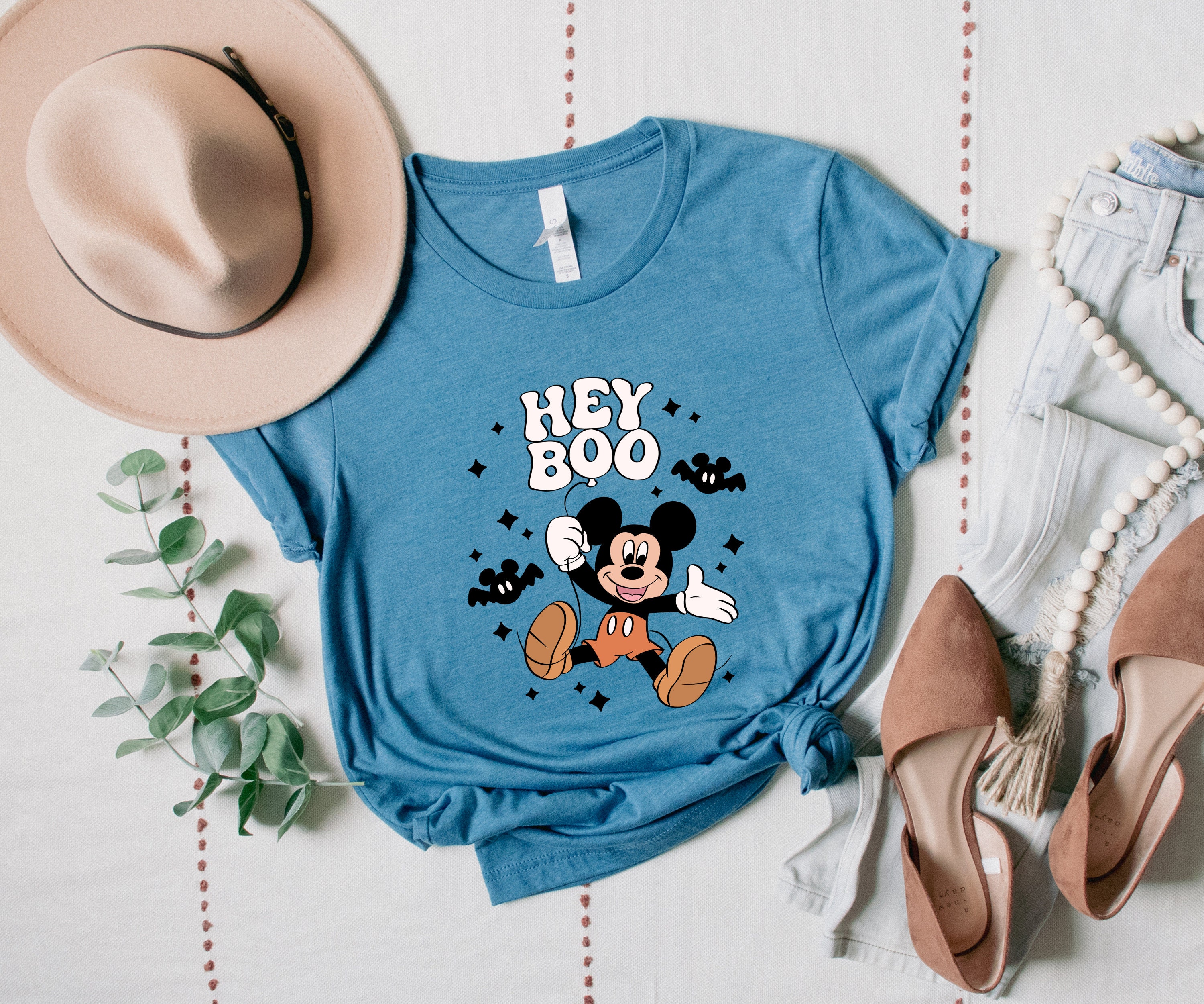 Hey Boo Mickey Shirt, Mickey Halloween Shirt, Pumpkin Mickey, Disney ...