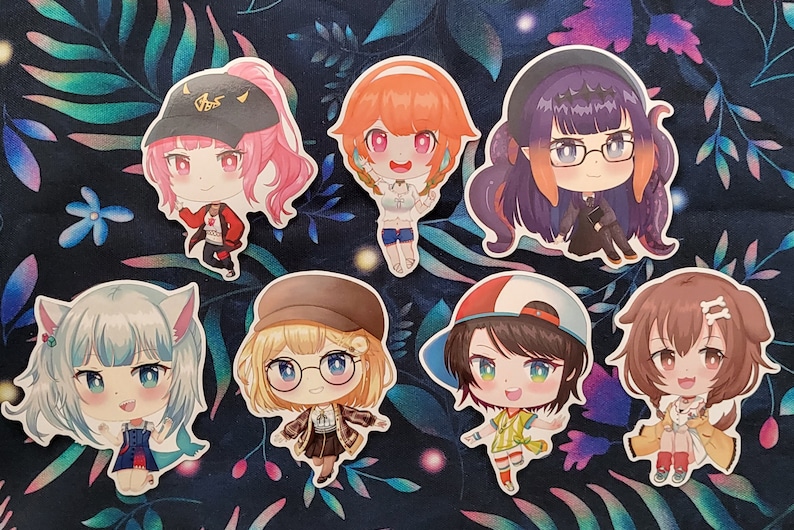 Vtuber Hololive 3" Glossy Vinyl Sticker - Etsy Australia