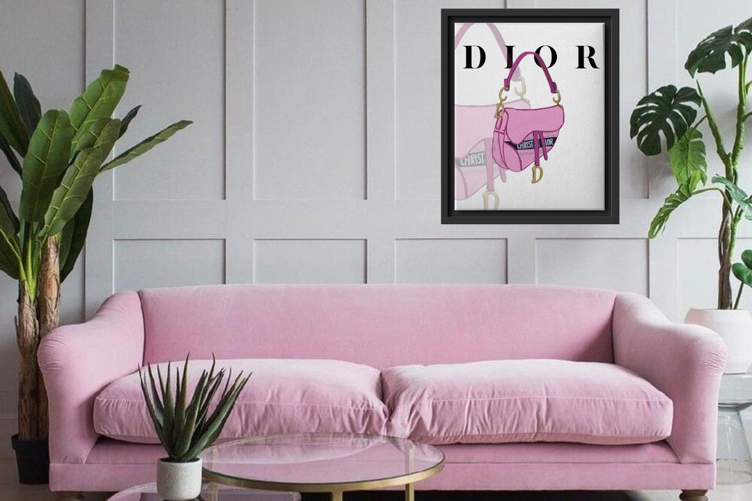 Dior Wall Art Print, Fashion Print, Fashion Art, Bedroom Art, Digital ...