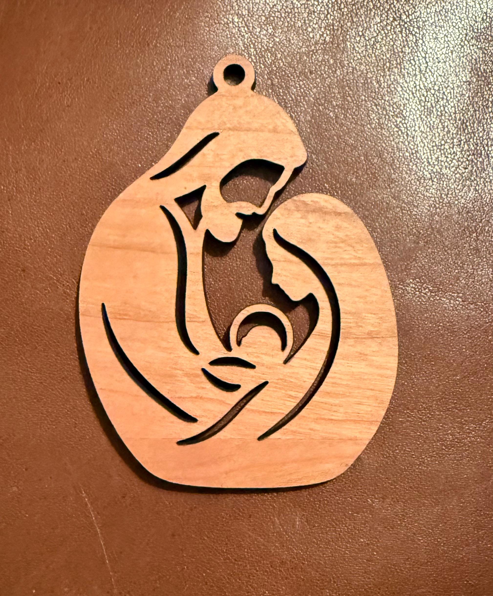 Holy Family Nativity Christmas Ornament - Religious Holiday Tree ...