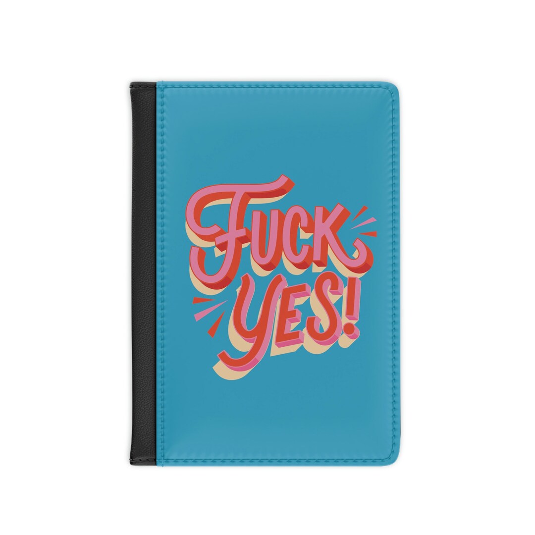 Fuck Yes Teal Background Positive Message Kitschy Print - Etsy