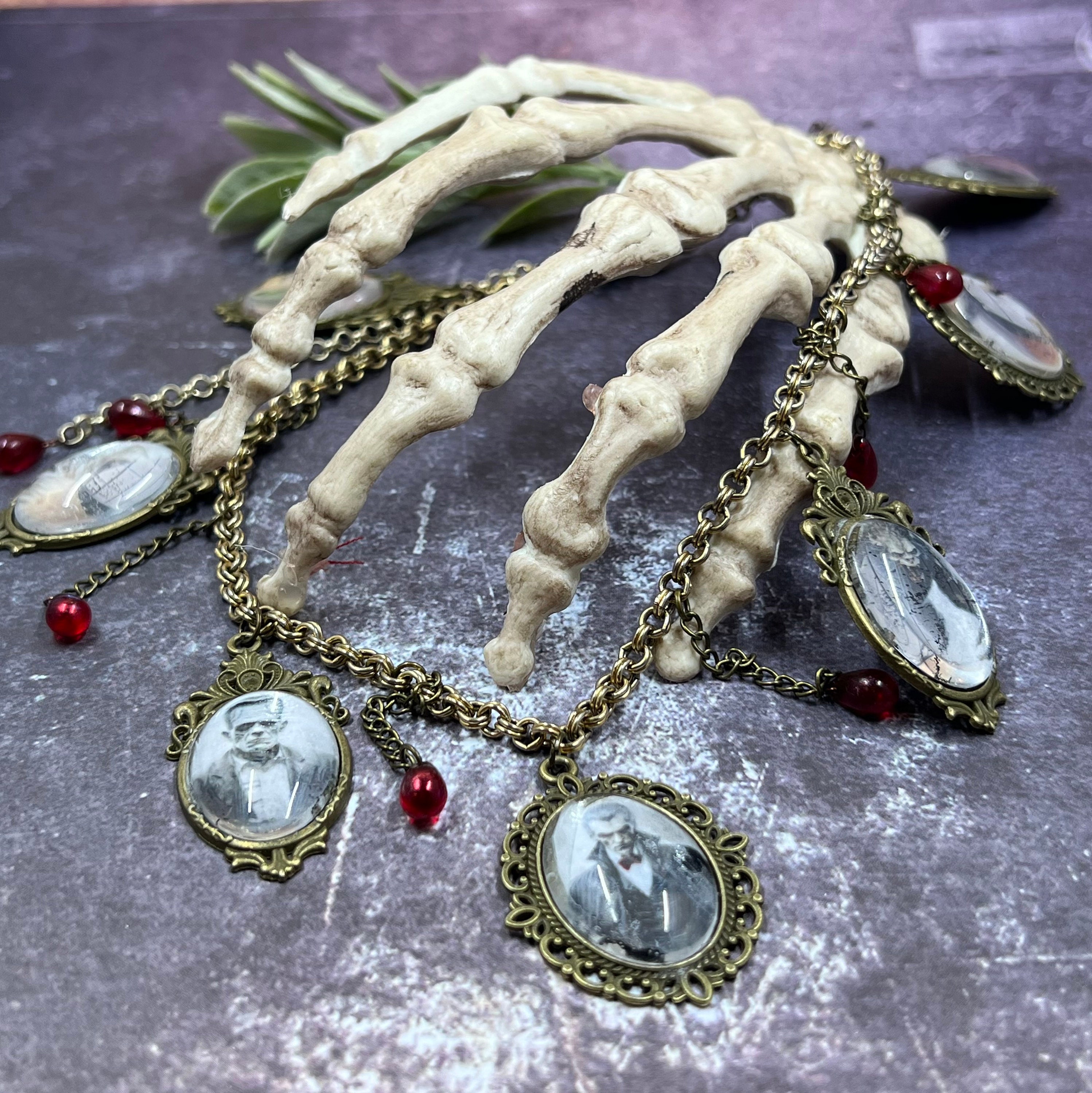 Monster Mash Victorian Choker/gothic Jewelry/halloween Jewelry - Etsy