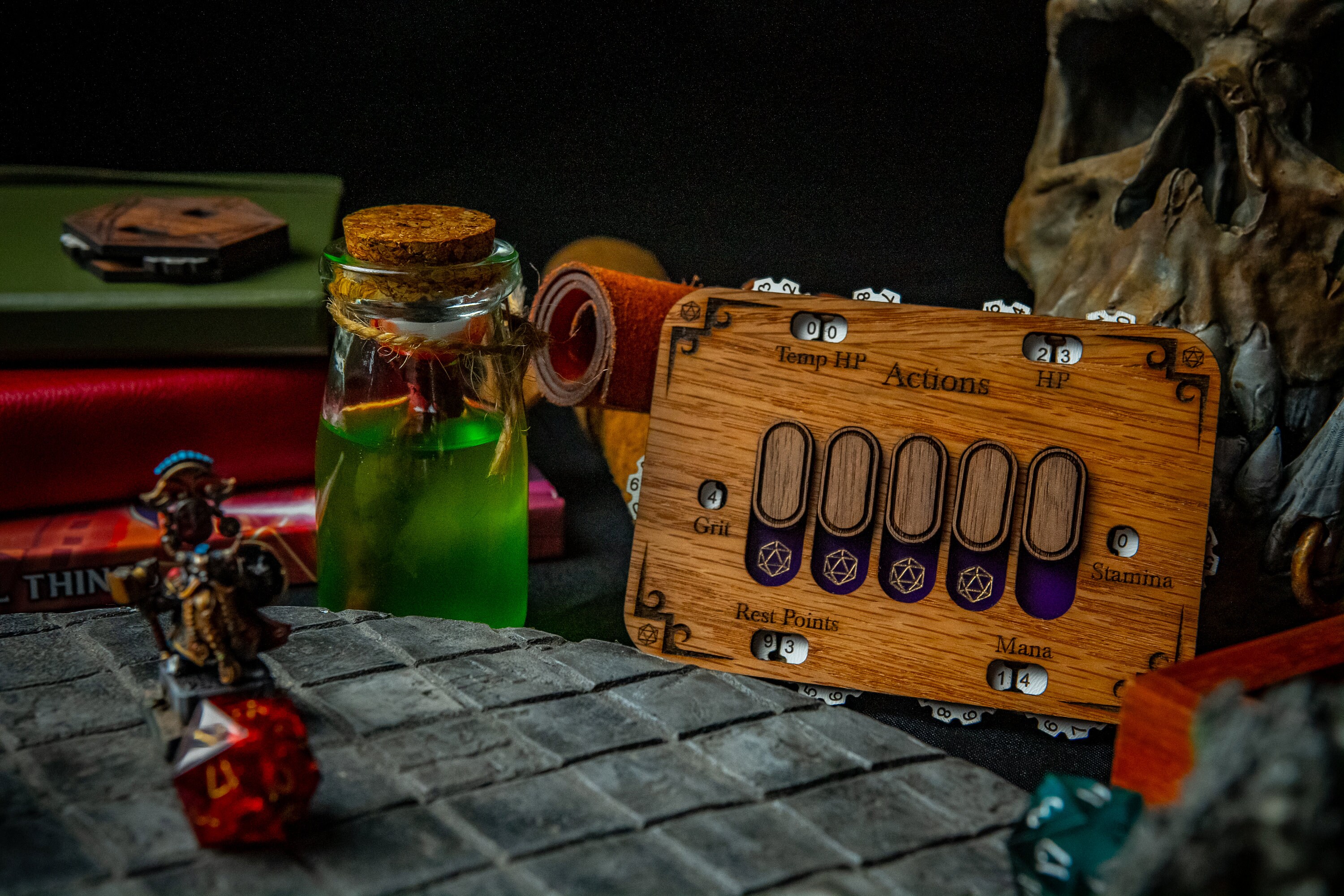 DC20 Switchboard Action Tracker: Oak & Walnut - Etsy