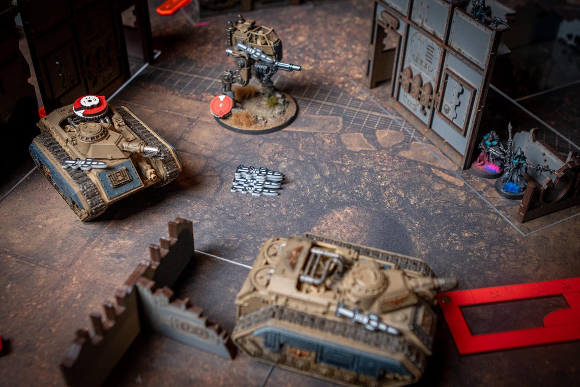 Hunter Killer Missile Token Set for 10th Edition Grimdark Wargames 10 ...