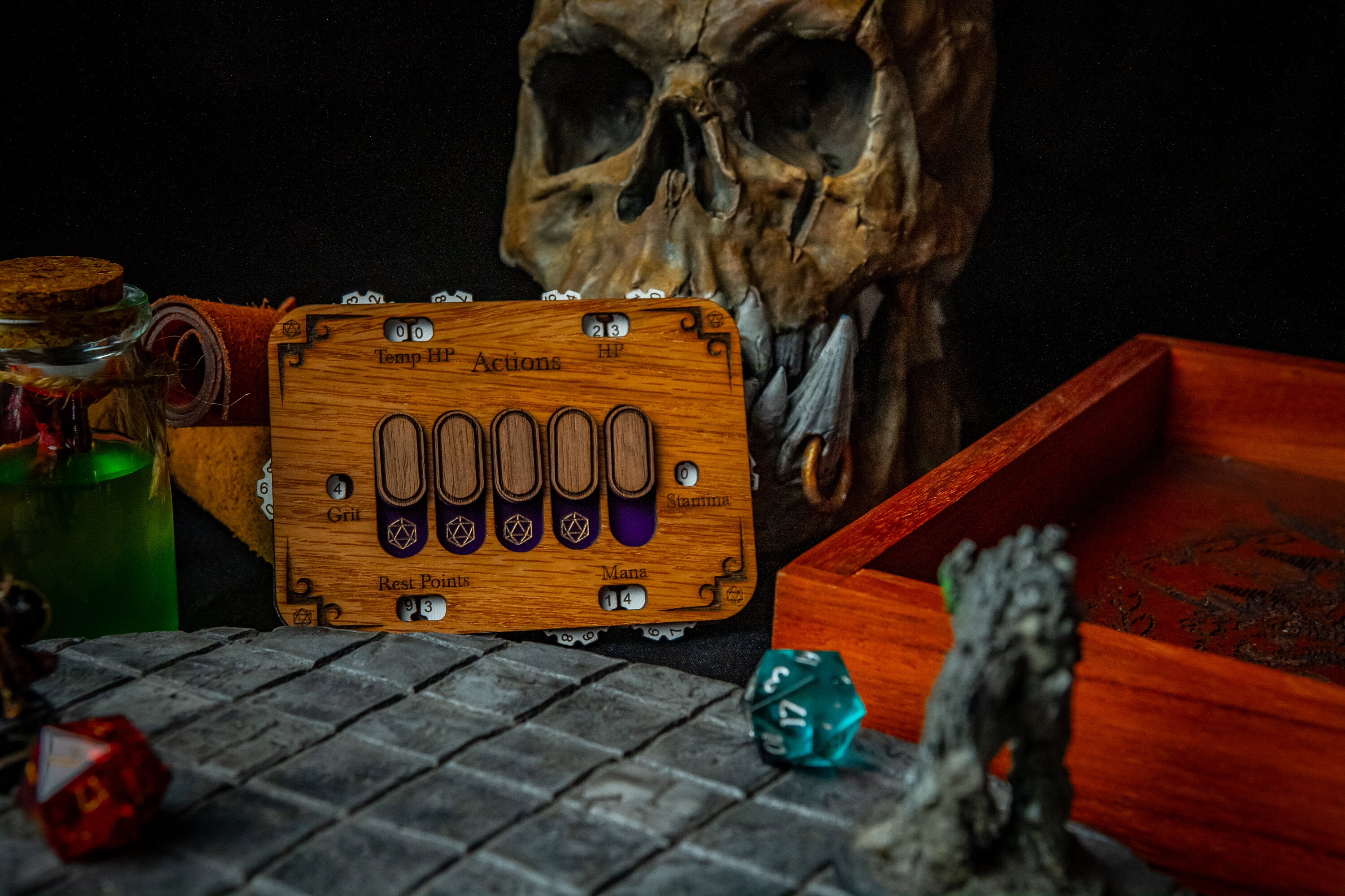 DC20 Switchboard Action Tracker: Oak & Walnut - Etsy