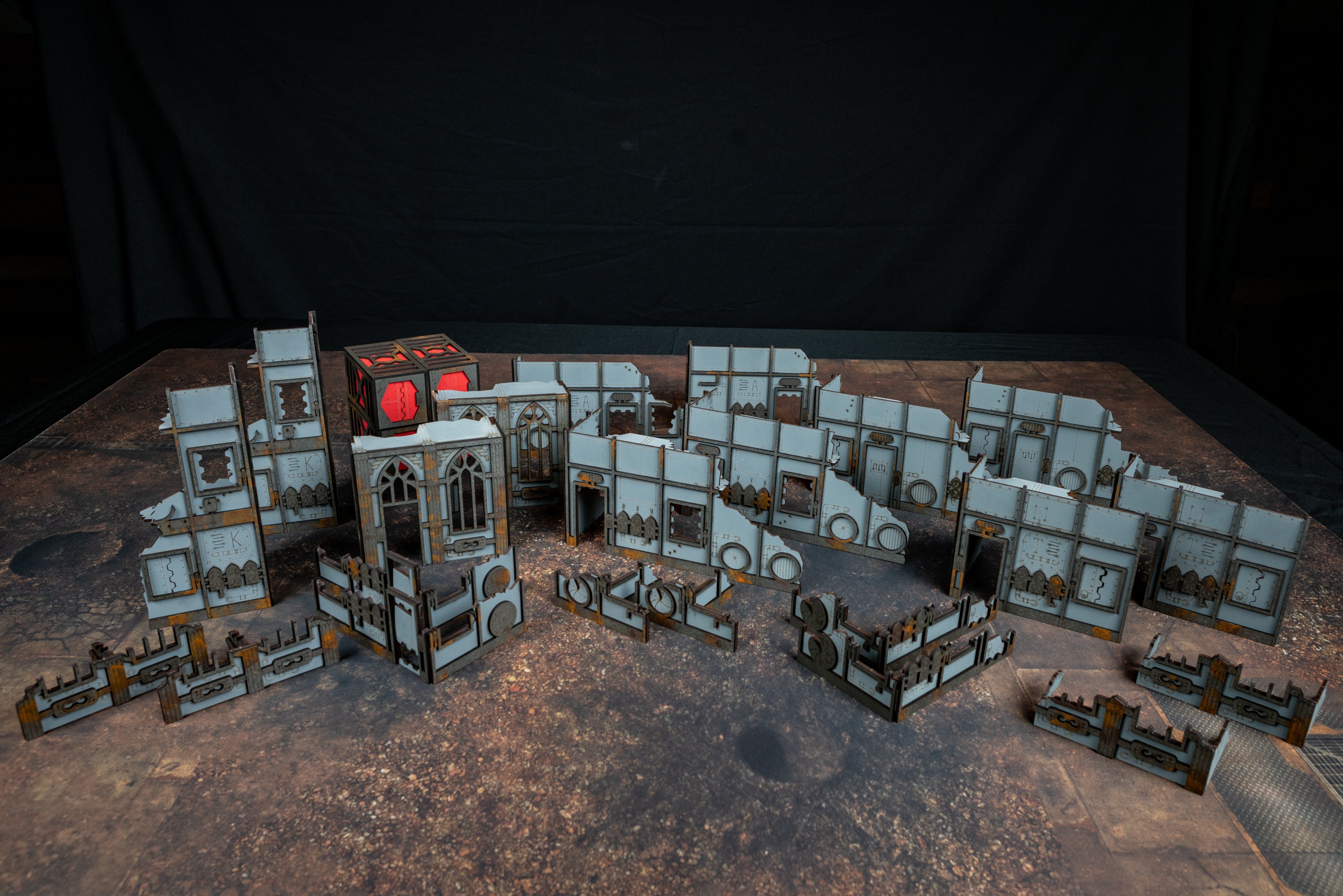 Imperial Style Terrain Set for 10th Edition Grimdark Wargames Modular 8 ...