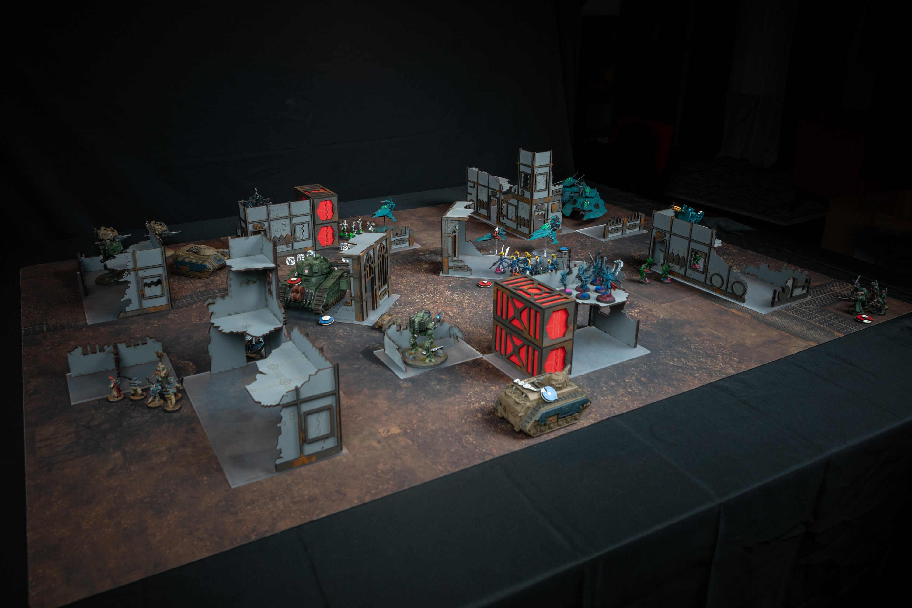 Imperial Style Terrain Set for 10th Edition Grimdark Wargames Modular 8 ...
