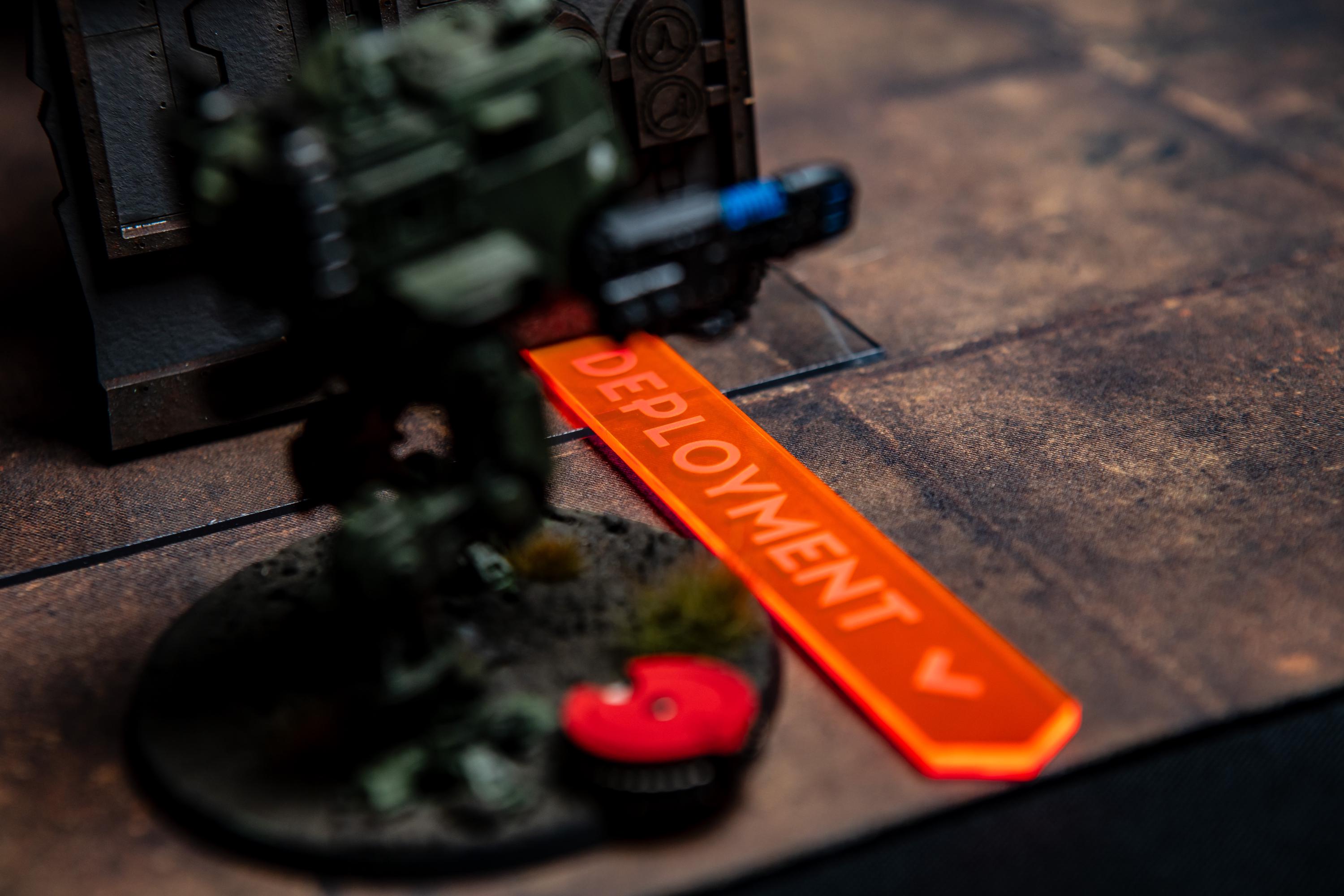 Deployment Zone Marker Set for 10th Edition Grimdark Wargames - Etsy