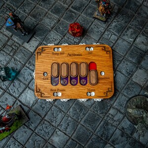 DC20 Switchboard Action Tracker: Oak & Walnut - Etsy