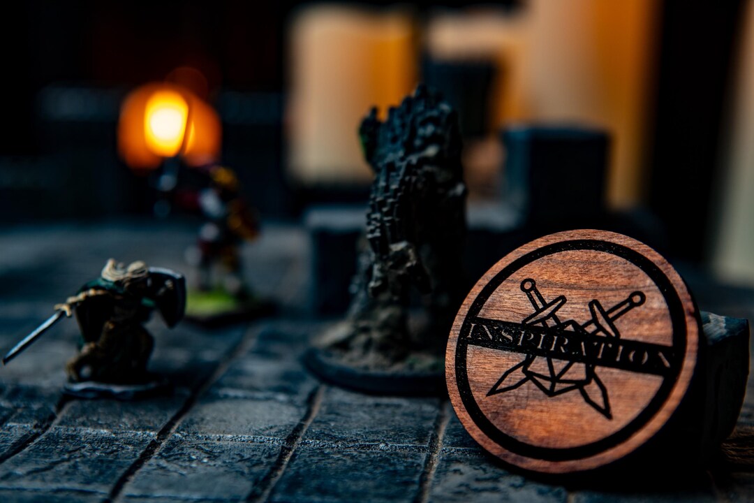 D&D Inspiration Token | Unique RPG Accessory for Rewarding Inspiration ...