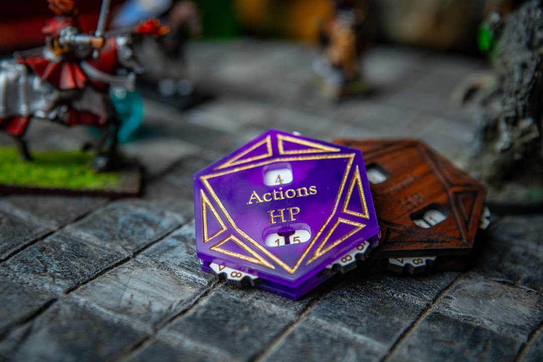 DC20 Mini Tracker - Tracks Your Actions and HP - Etsy