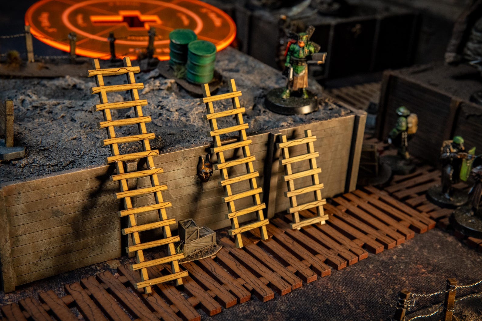 28mm Scale Wargaming Ladders: MDF Terrain for Trench Crusade - Etsy