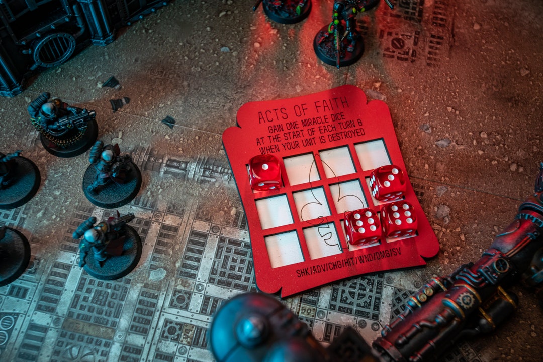 Battle Nun Miracle Dice Holder for 10th Edition Grimdark Wargames - Etsy