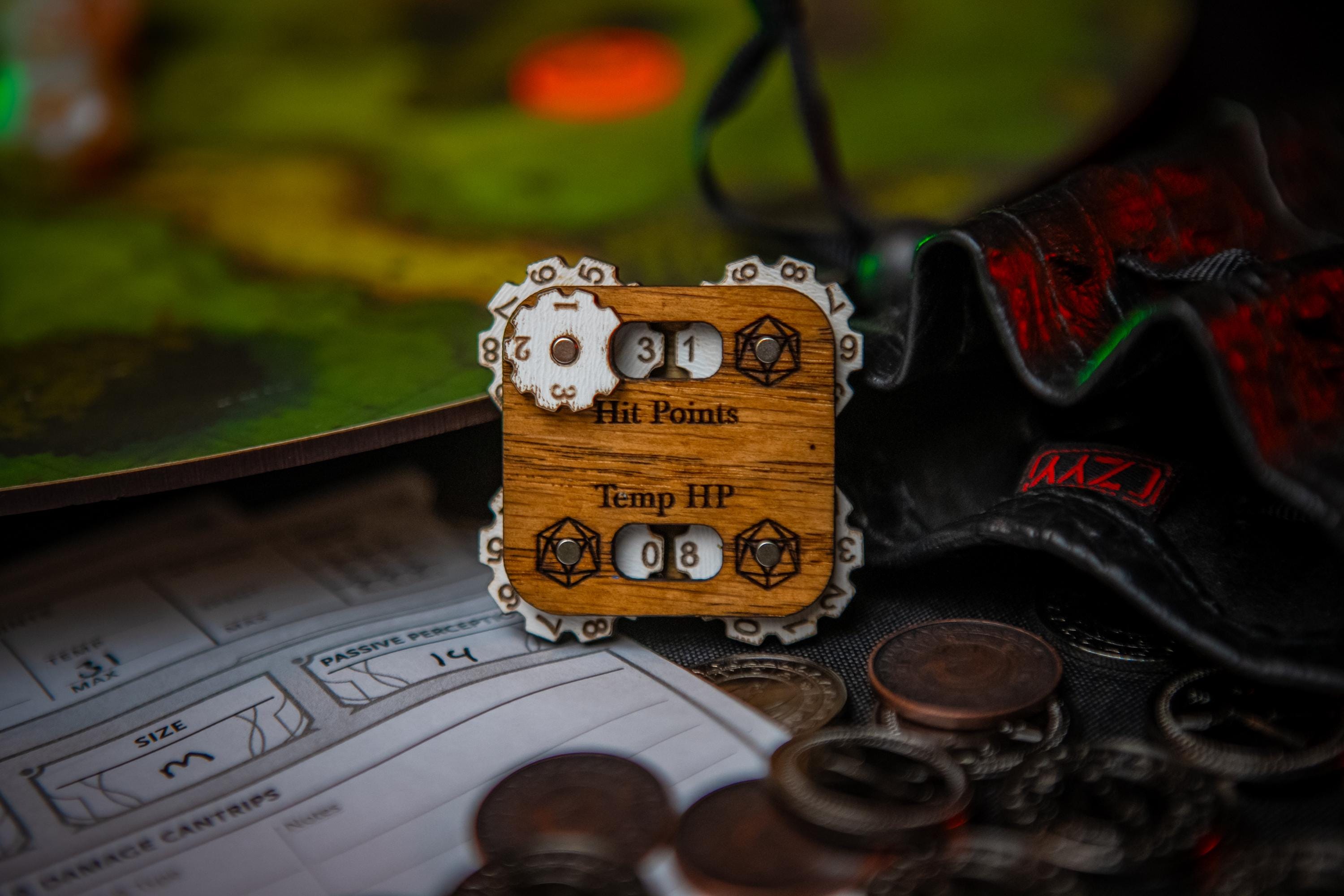 Red Oak Mini HP Tracker for D&D 5e - Etsy