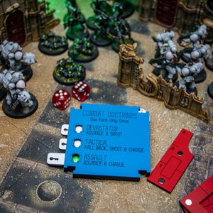 Space Marine Gladius Detachment Tracker With Command Point Dial and ...