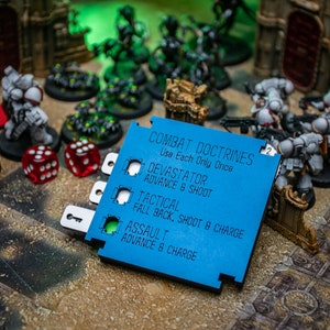 Space Marine Gladius Detachment Tracker With Command Point Dial and ...