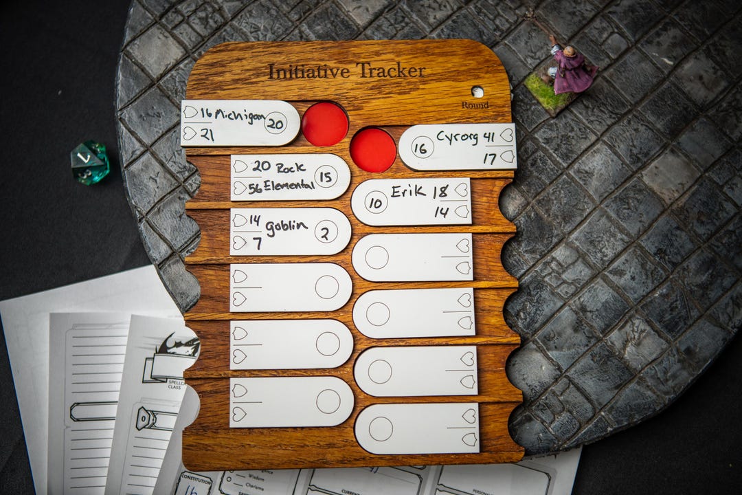 TTRPG Initiative Tracker: D&D, Pathfinder, Starfinder - Etsy