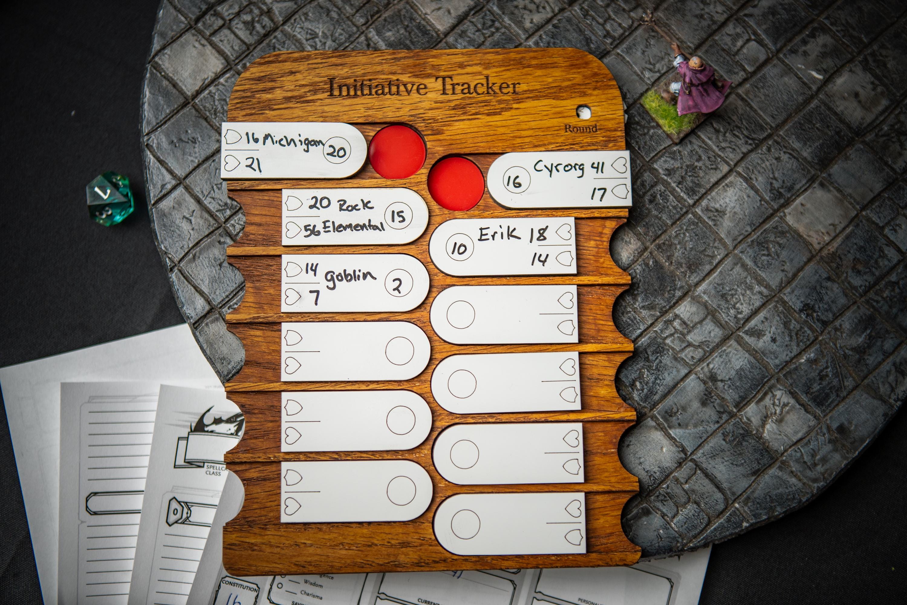 TTRPG Initiative Tracker: D&D, Pathfinder, Starfinder - Etsy