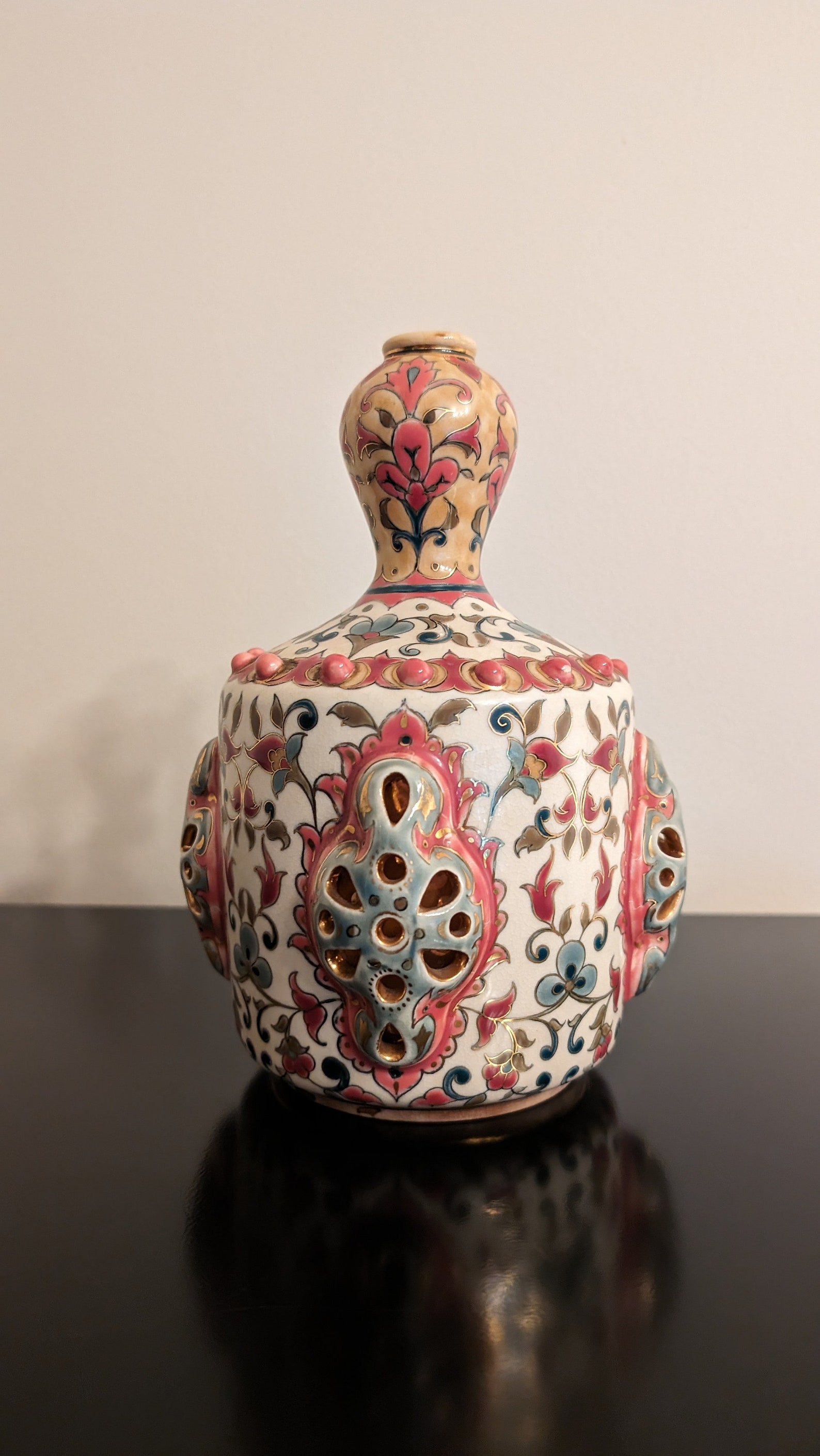 Antique Zsolnay Porcelain Flask\jug - Etsy