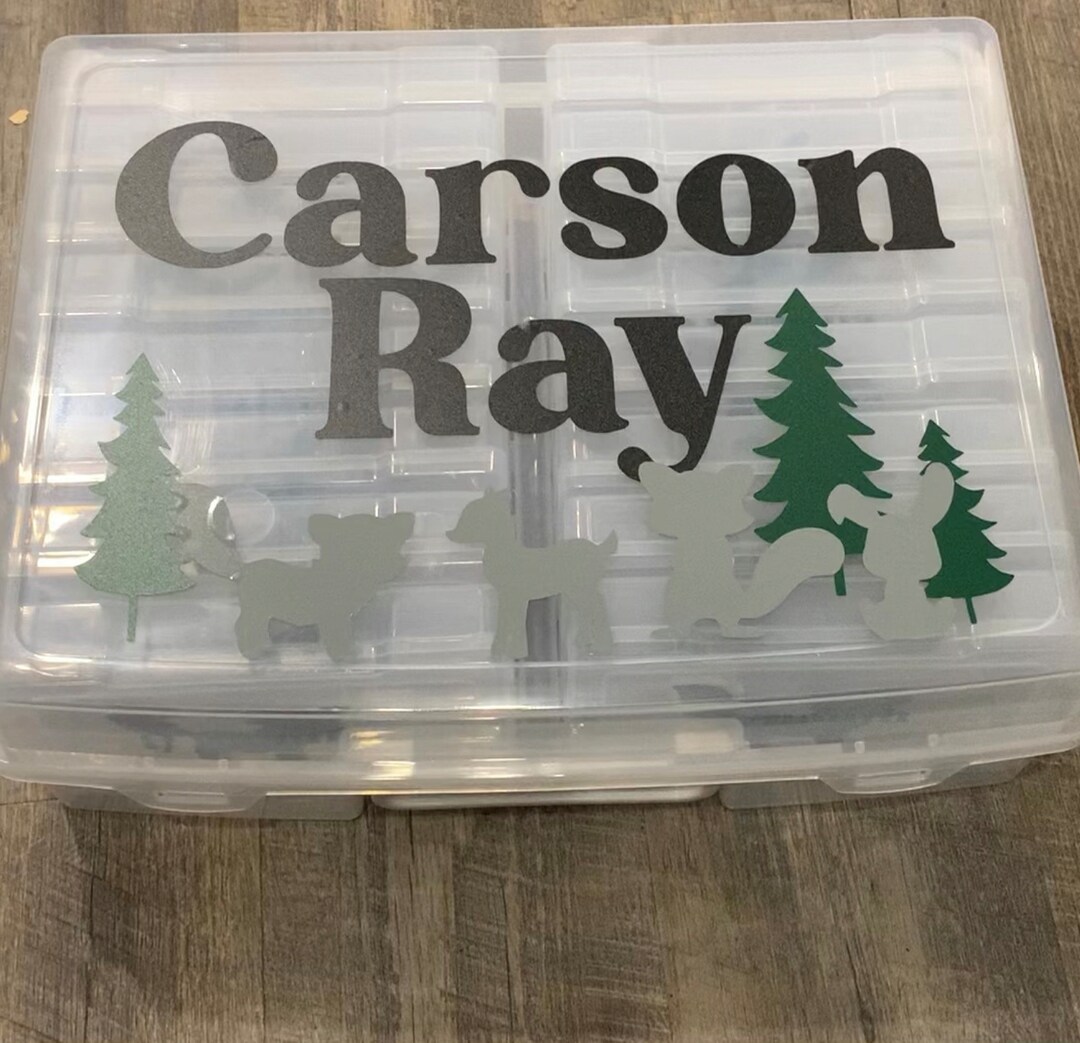 Woodlands Animals Photo Storage Organization Box - Etsy