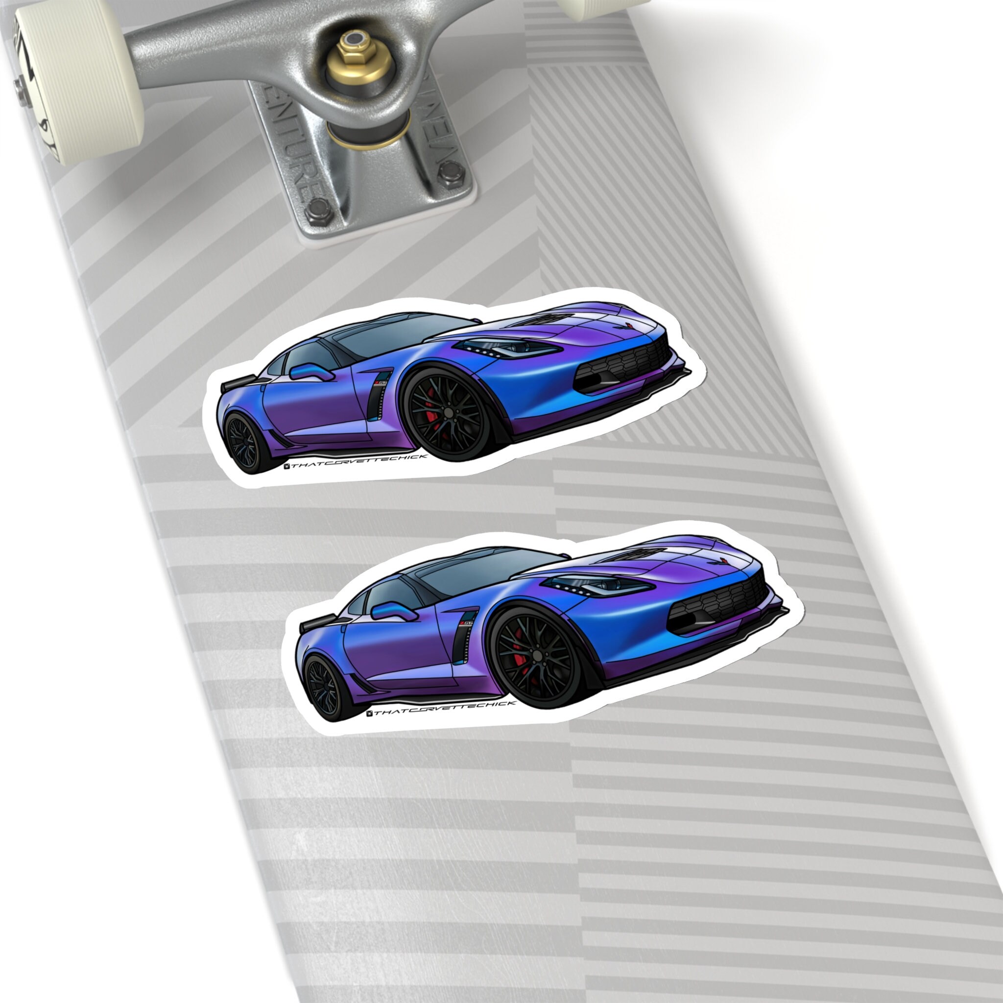 Corvette C7 Sticker, Blurple - Etsy
