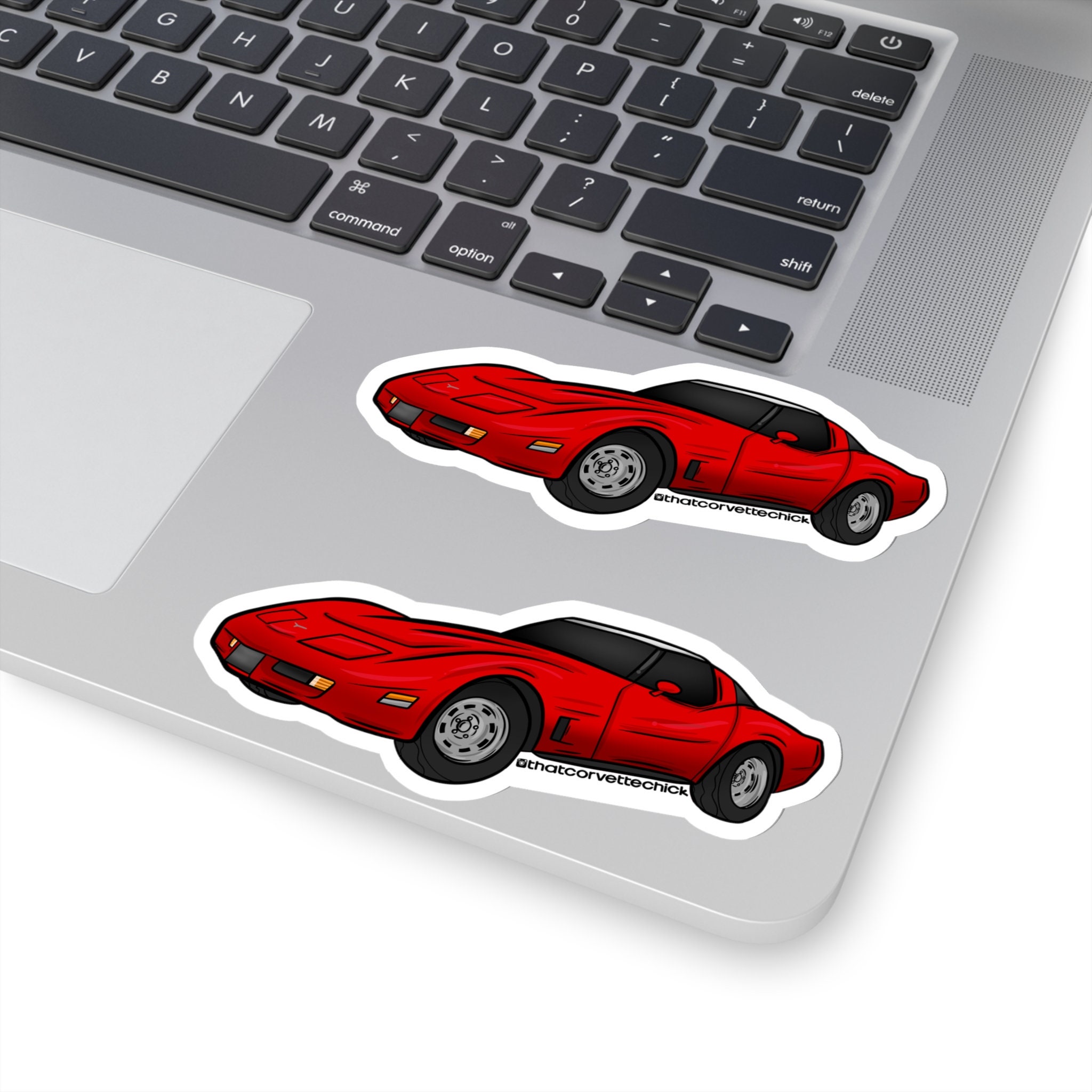 Corvette C3 Sticker, Red - Etsy
