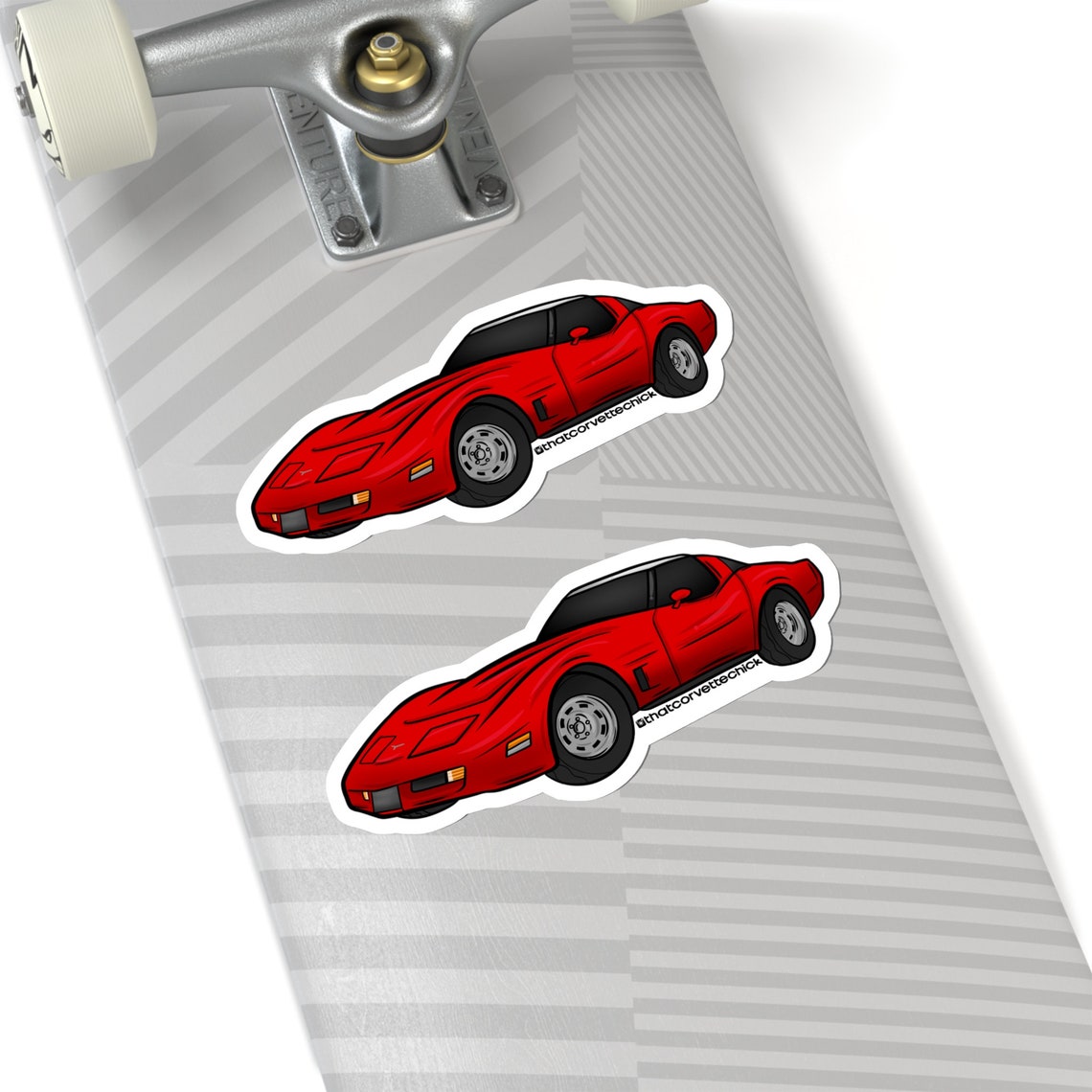 Corvette C3 Sticker, Red - Etsy