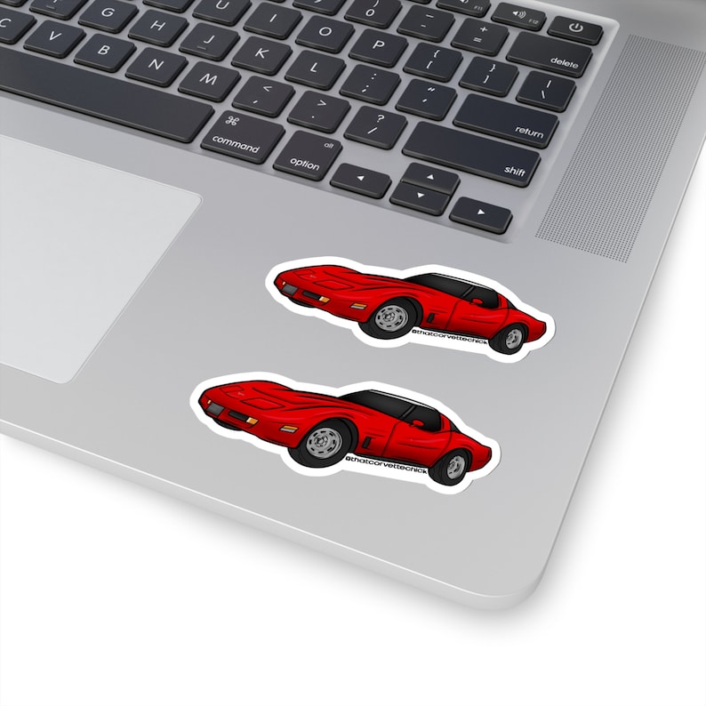 Corvette C3 Sticker, Red - Etsy