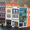 Train Set Scenery USA Paper Models Miniature Paper Houses Realistic ...