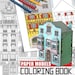 Papercraft & Coloring Kit: 6 Tyrolean Austrian Houses. Printable 3D ...
