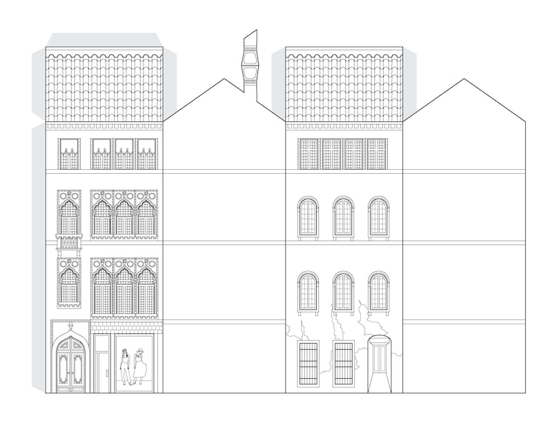 DIY Printable Paper House Kit of Venice Italy. Easy Paper Buildings ...