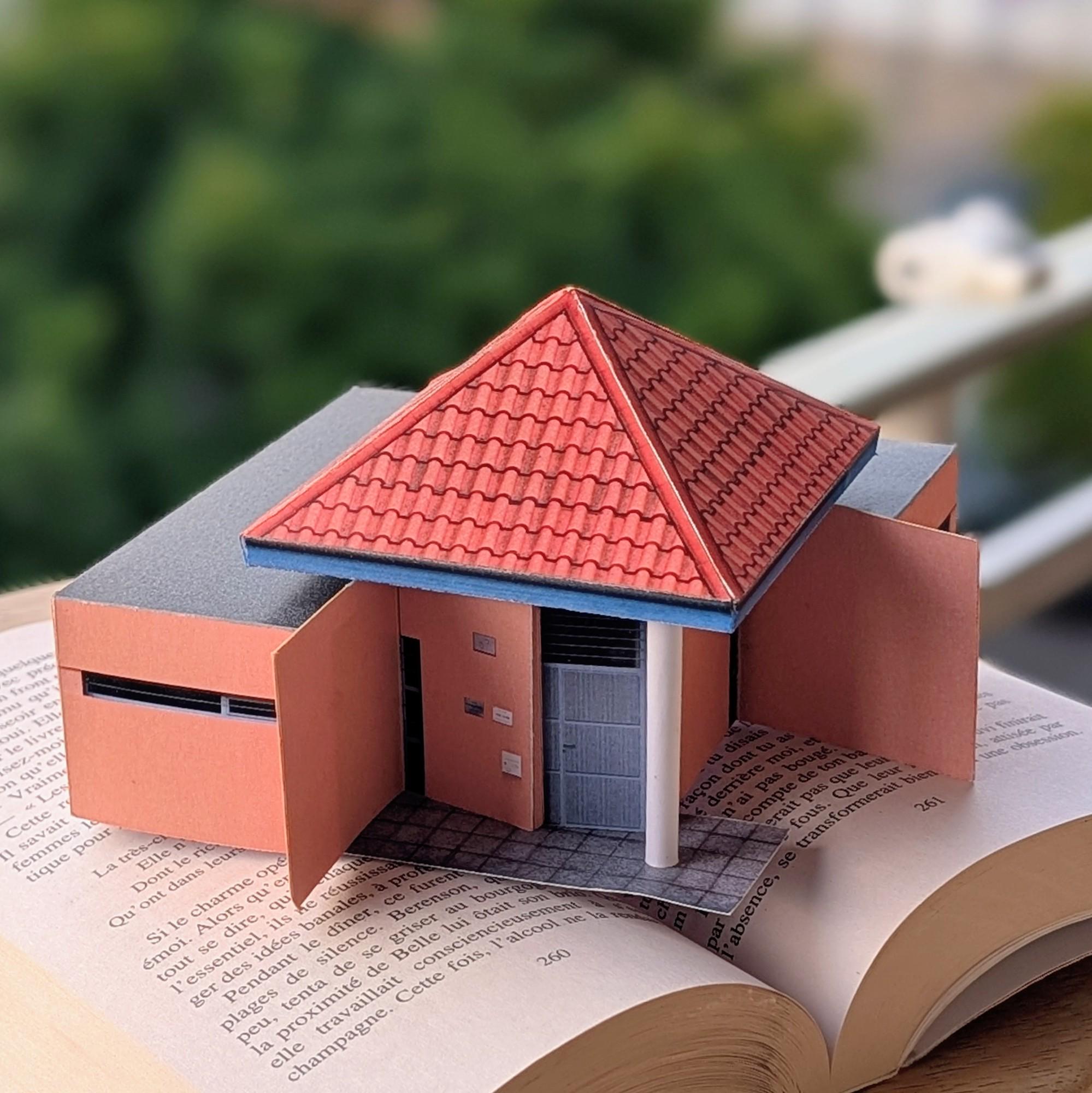 School Building Paper Model Printable PDF – Classroom Architecture ...