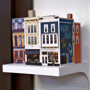 USA Paper House Models PDF – Buildings Set With Coloring Pages - Etsy