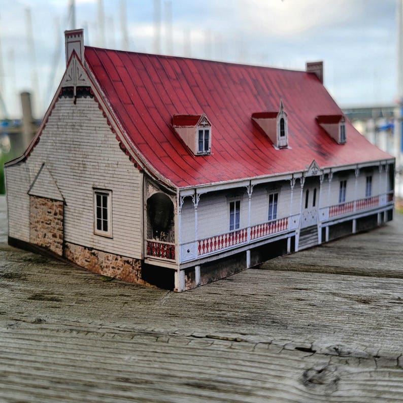 Custom Paper Model of Your Home Printable PDF – Family House Keepsake ...