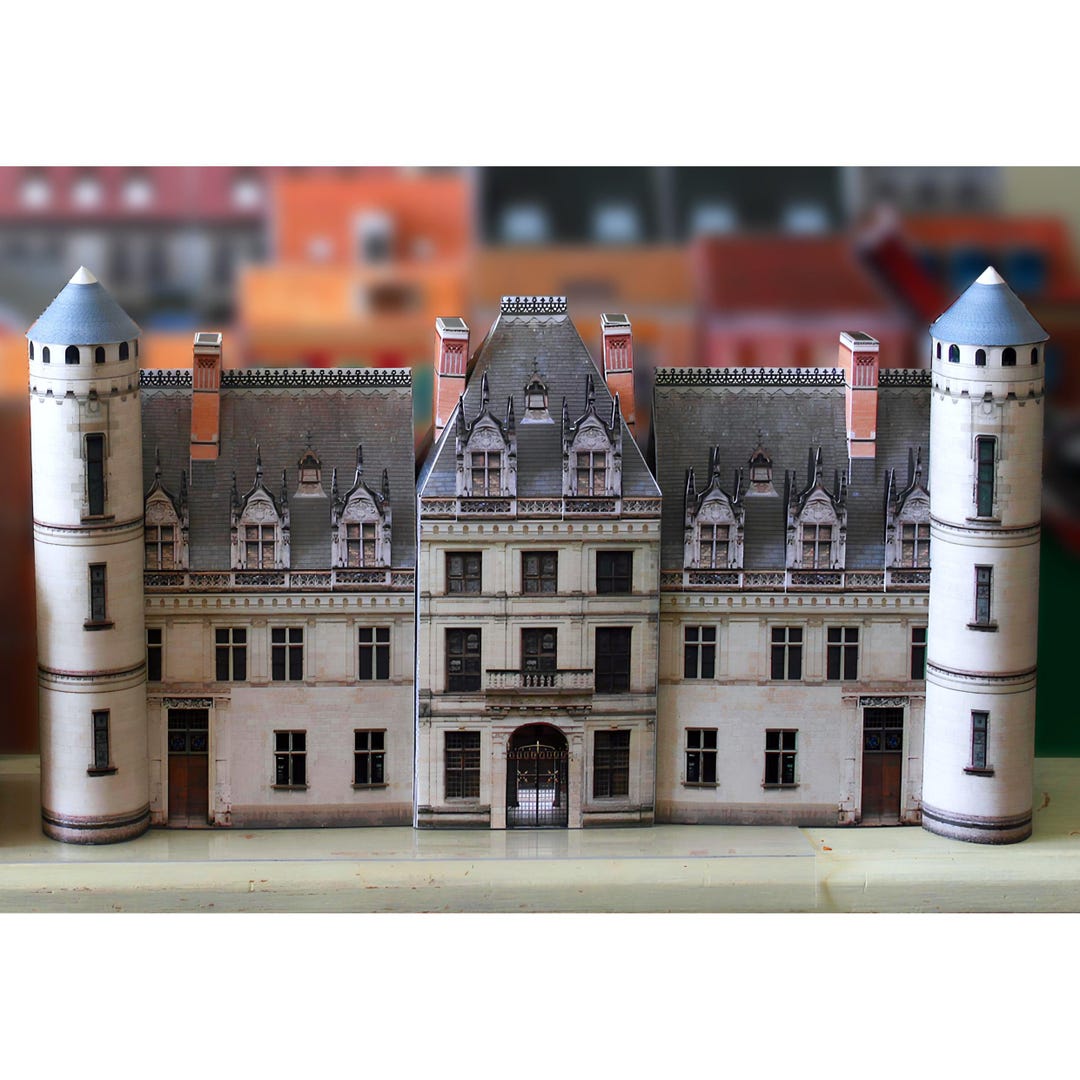 Paris Architecture 3D Paper Model - French Castle Paper Model - Alsace ...