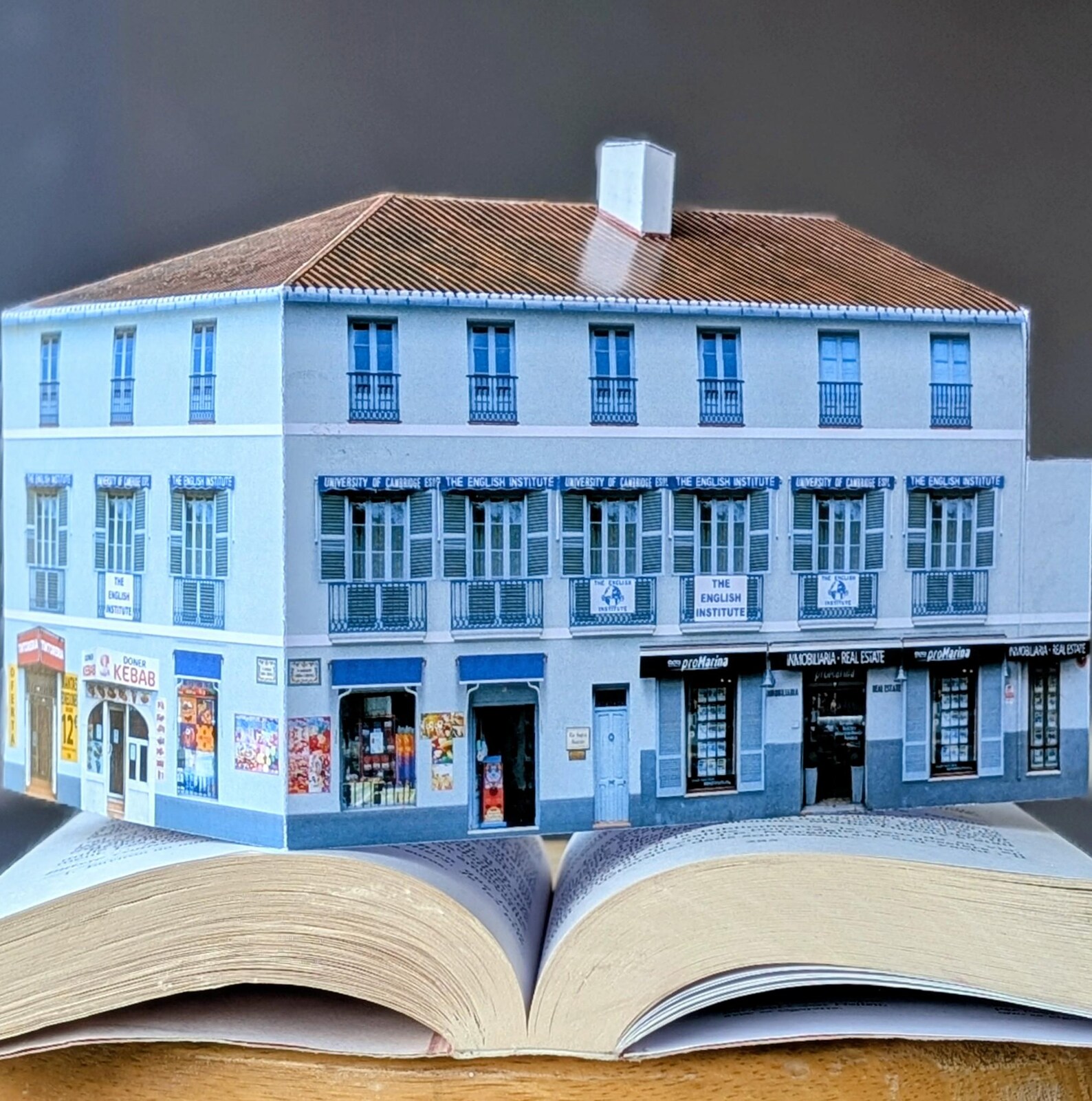 Custom School Building Paper Model PDF – - Etsy