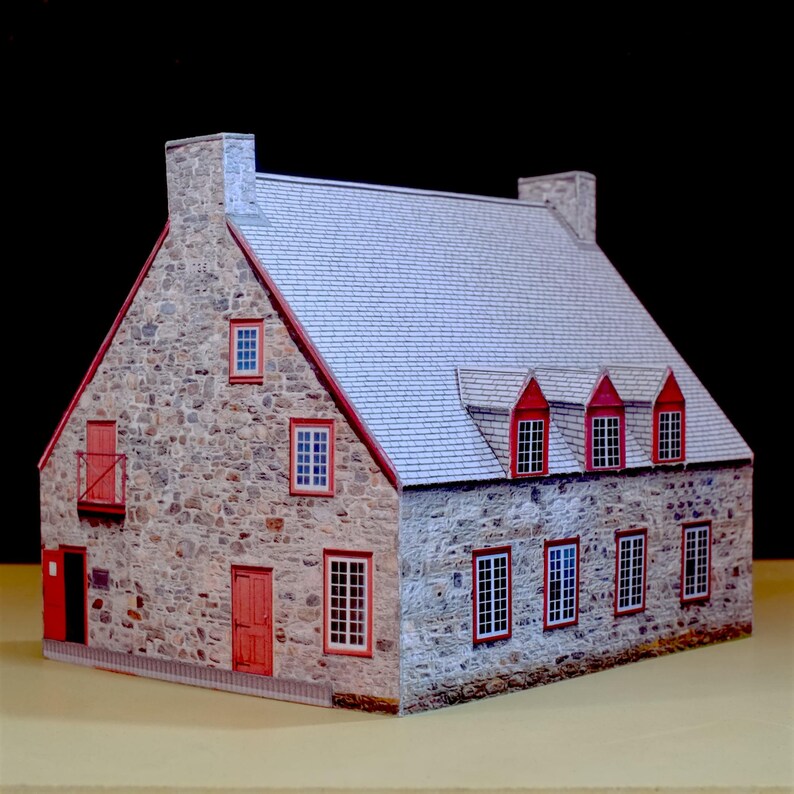 Custom Paper Model of Your Home Printable PDF – Family House Keepsake ...