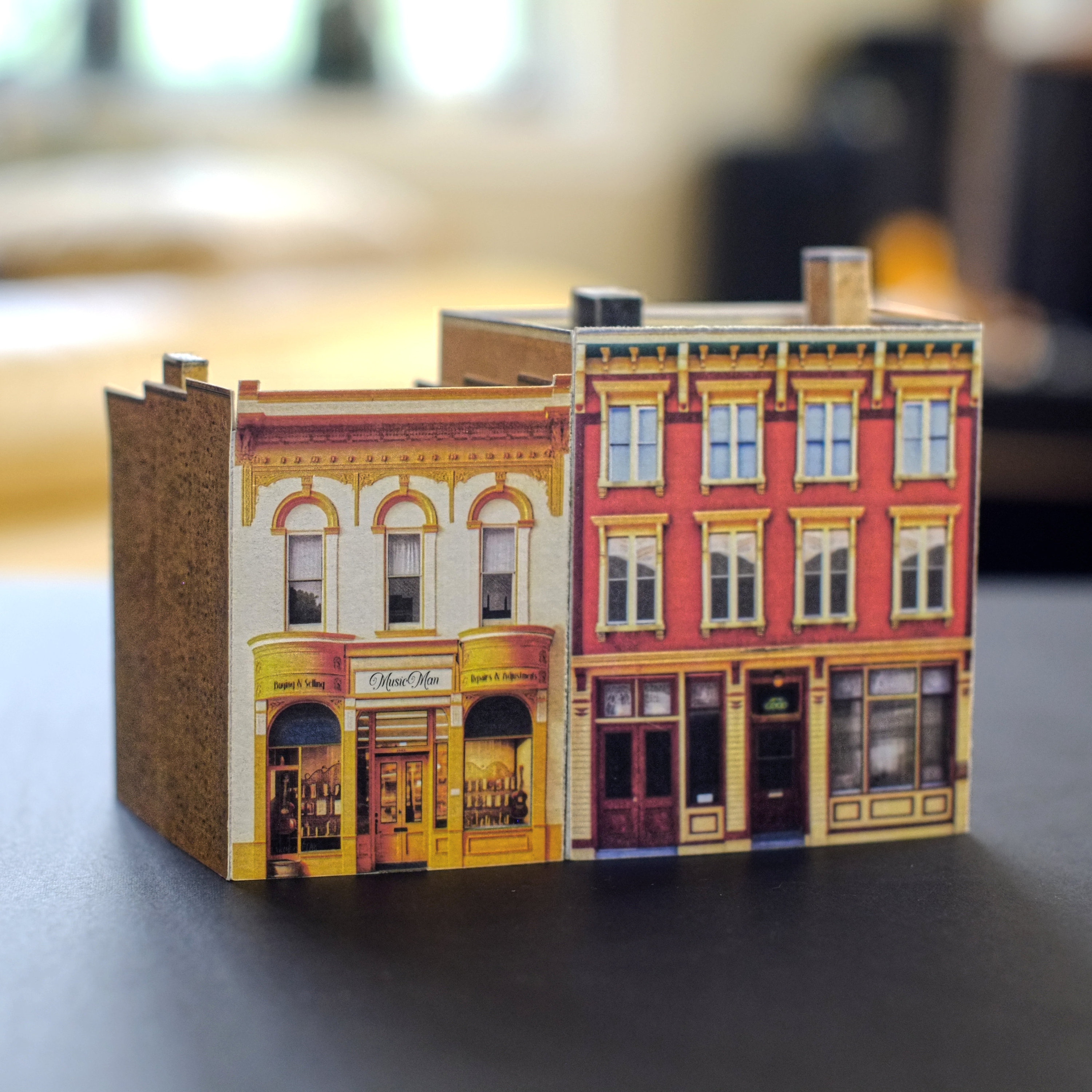 USA Paper Models Brooklyn Mini Paper Houses Miniature Paper Houses ...