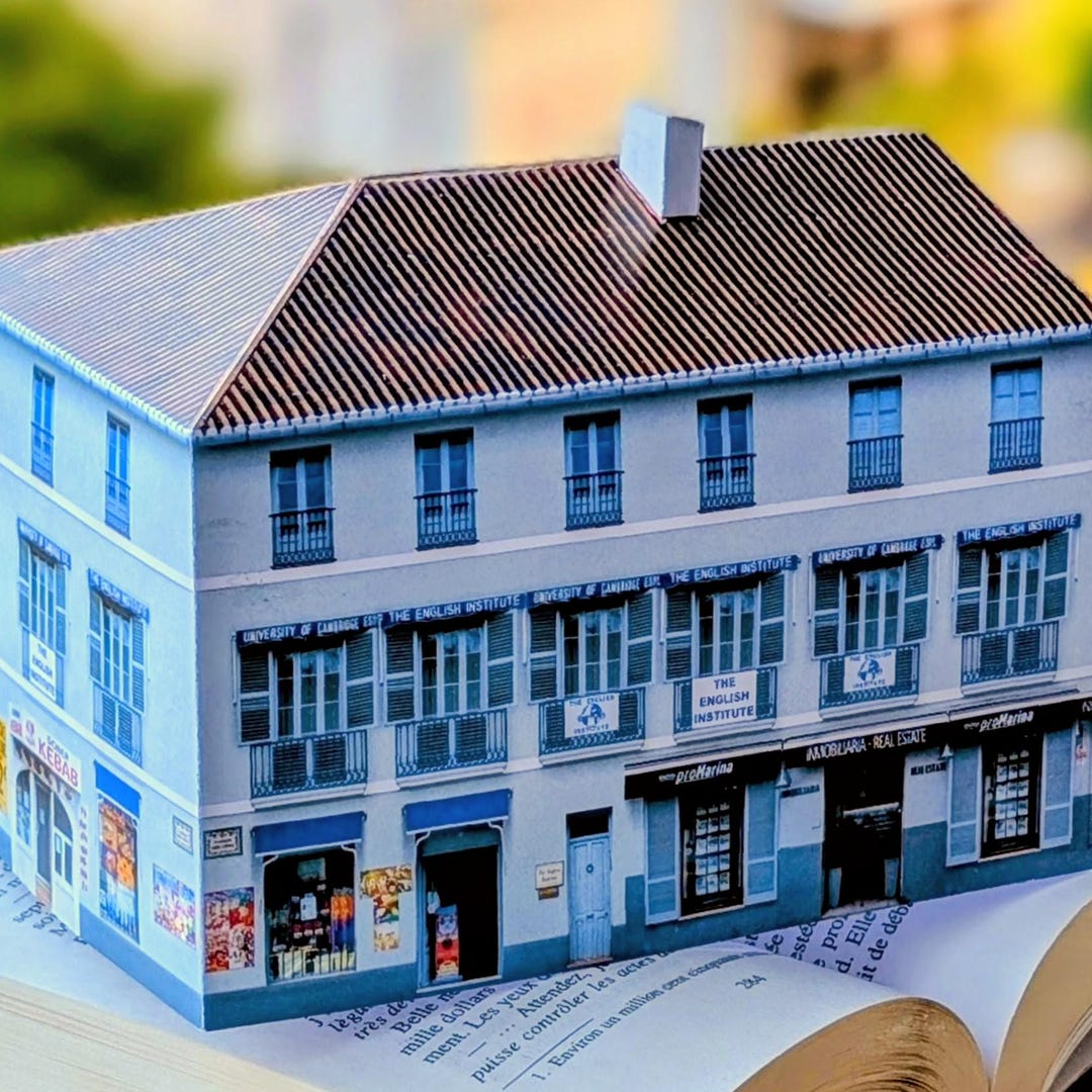 Custom Paper Model of Your School Printable PDF – Family House Keepsake ...