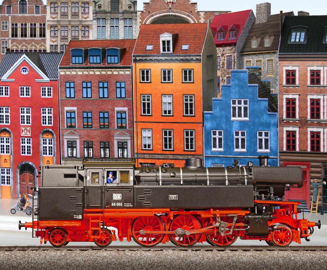 Papercraft Kit of 10 Copenhagen, Denmark Houses, PDF Templates to Print ...